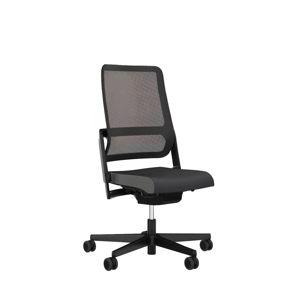 Black SitagXilium Mesh Chair with Adjustable Backrest
